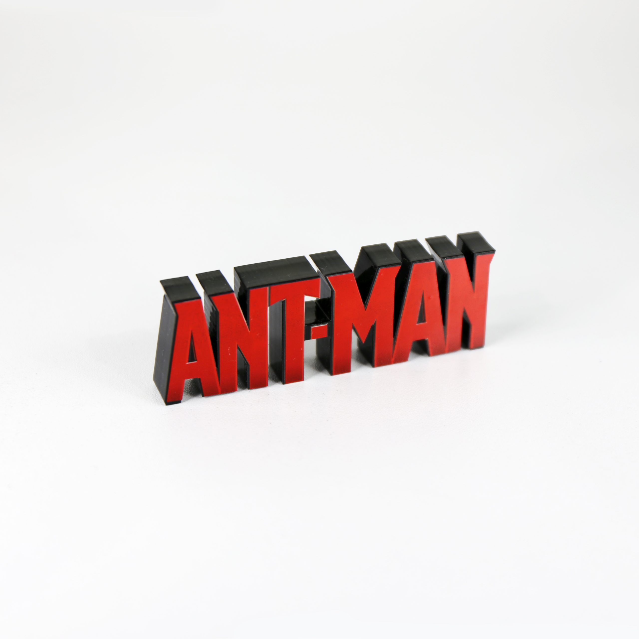 Ant-Man Self Standing 3D Logo for Display Cabinets.
