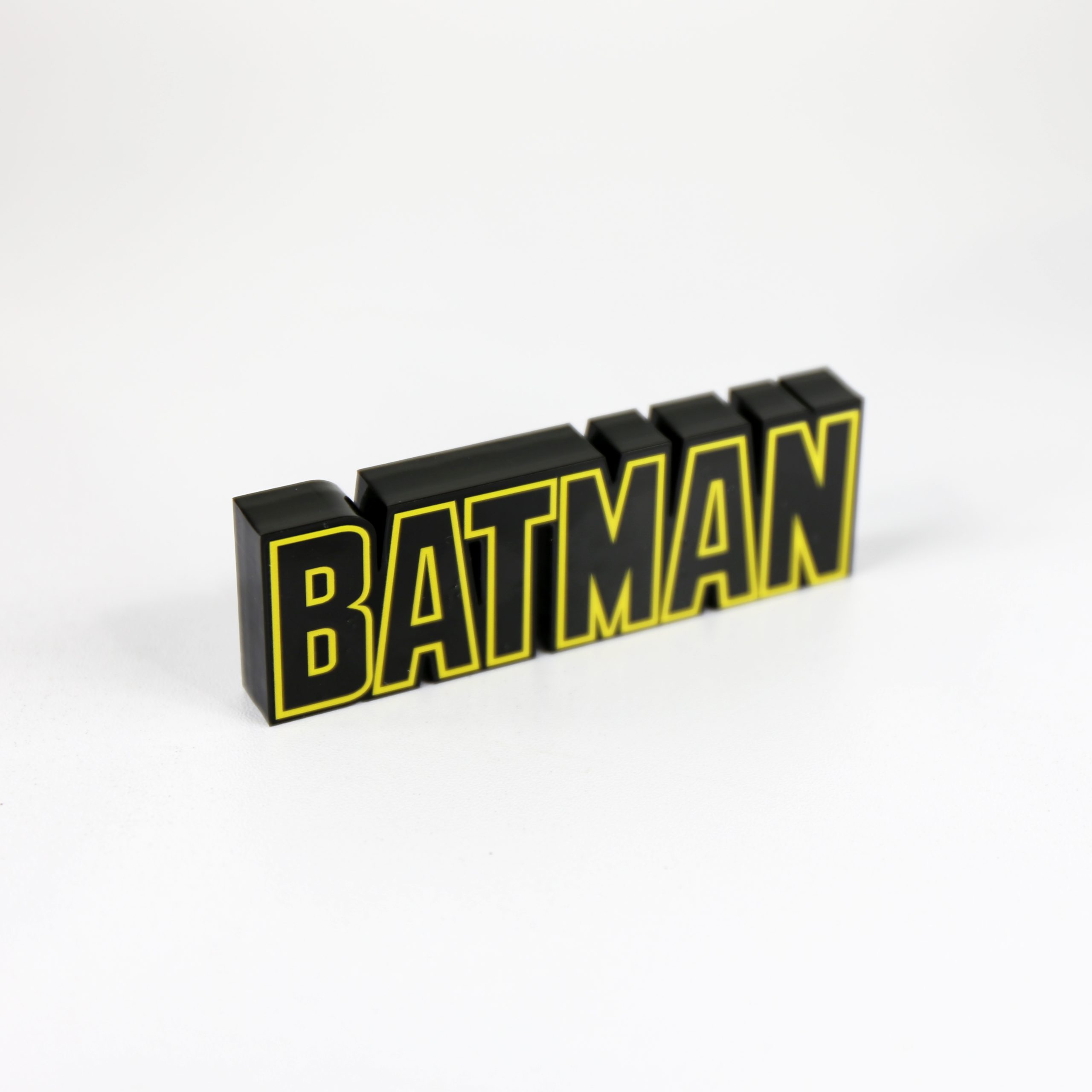 Batman Self Standing 3D Logo for Display Cabinets.