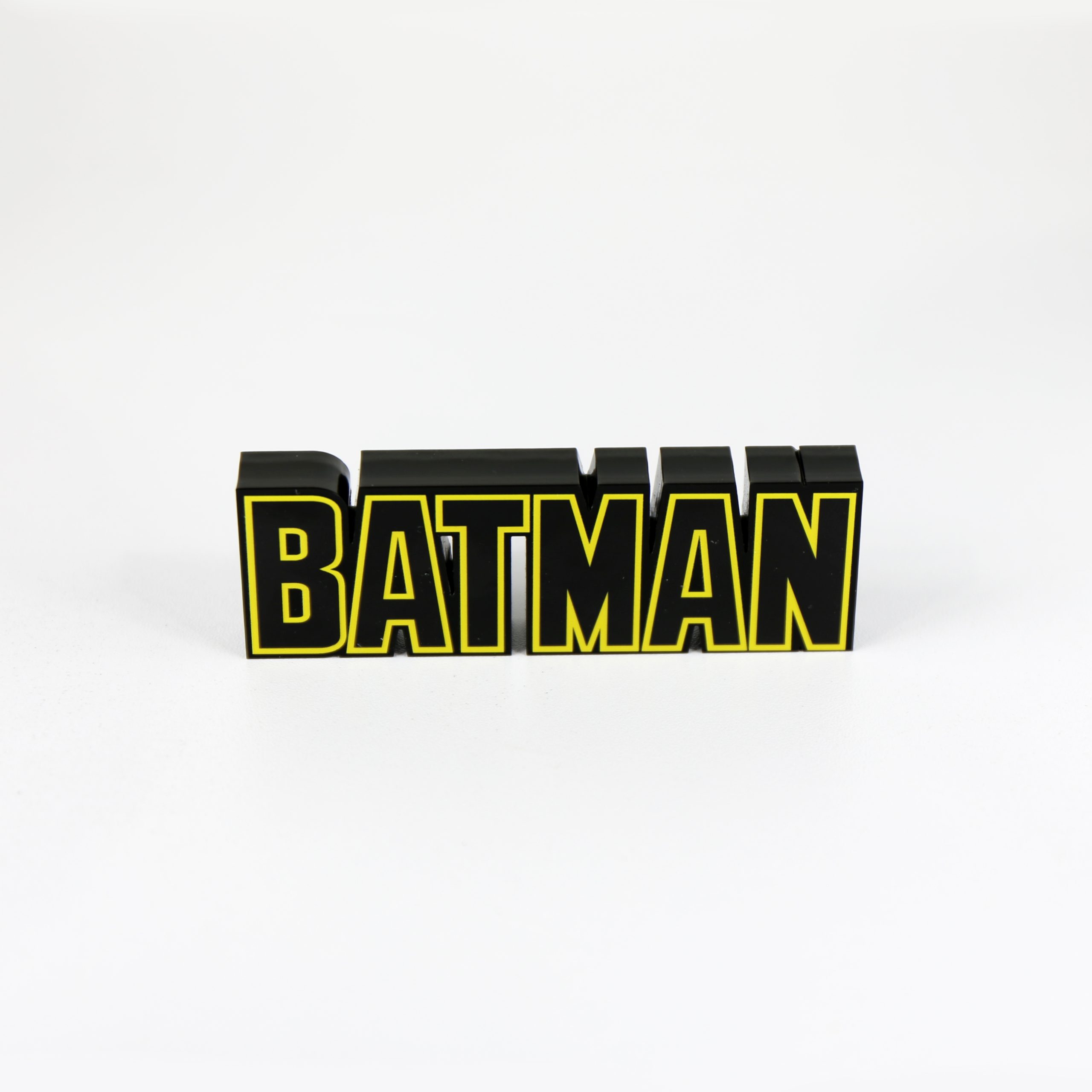 Batman Self Standing 3D Logo for Display Cabinets.