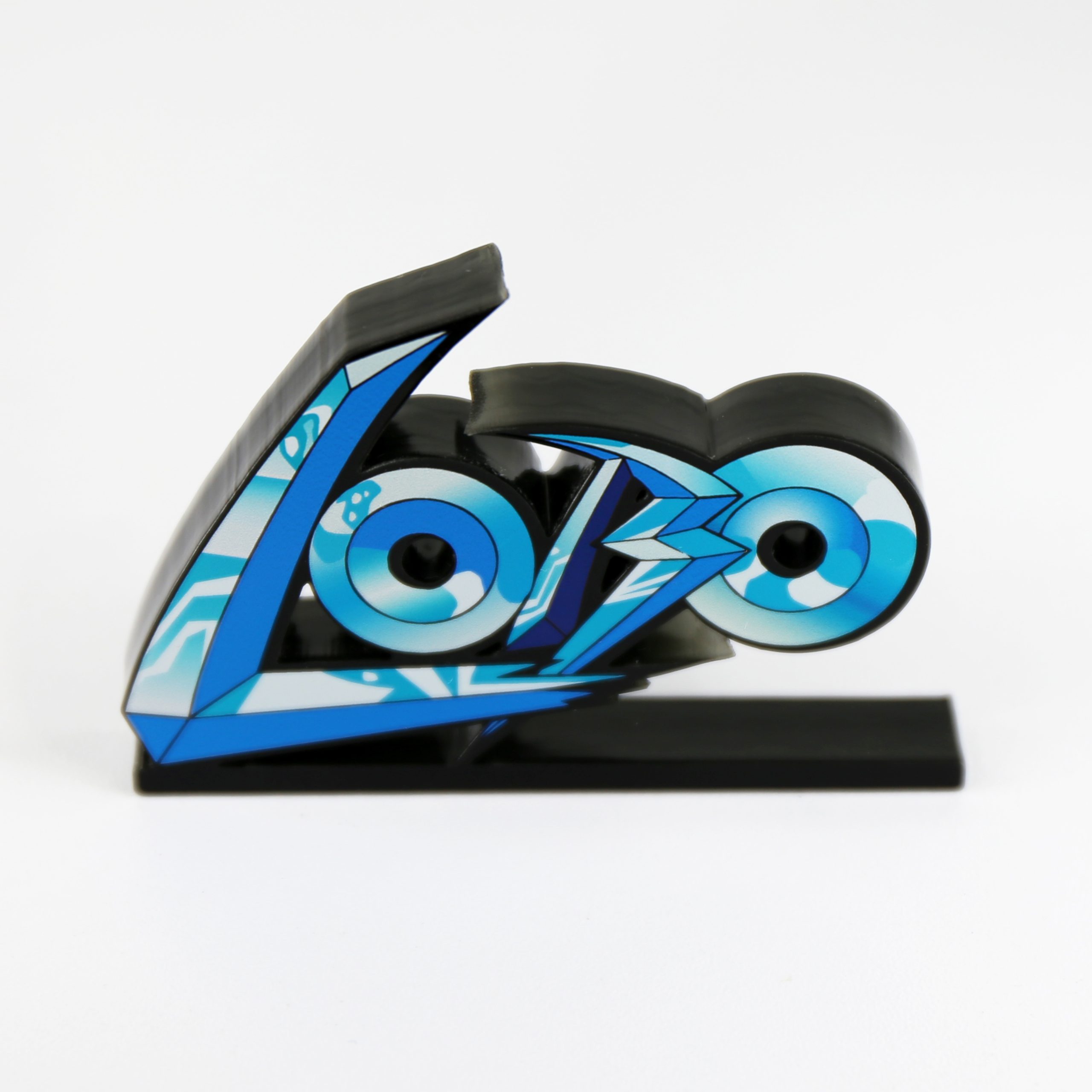 Lobo Self Standing 3D Logo for Display Cabinets.