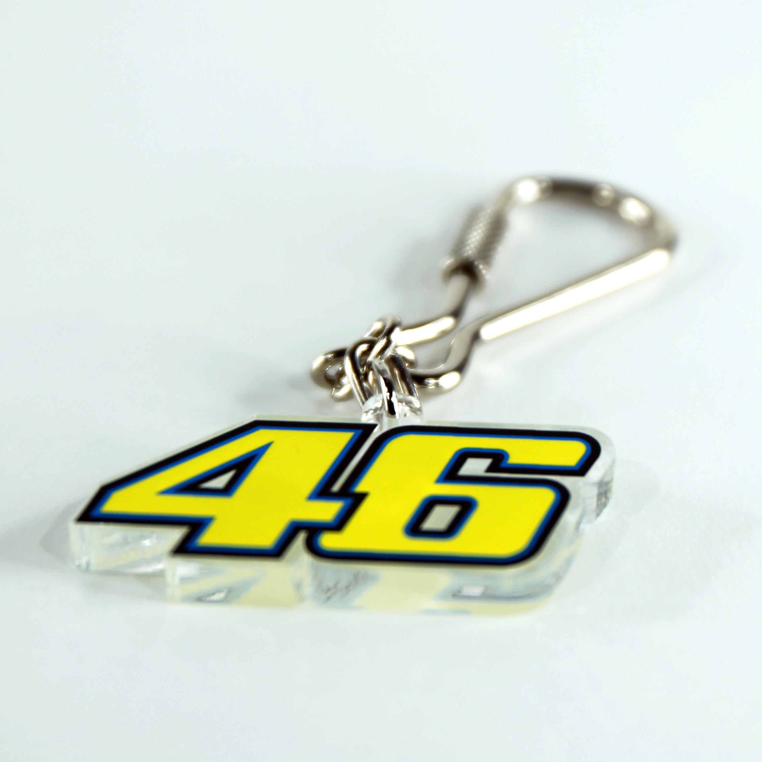 Valentino Rossi No 46 Moto GP Theme Key Ring.