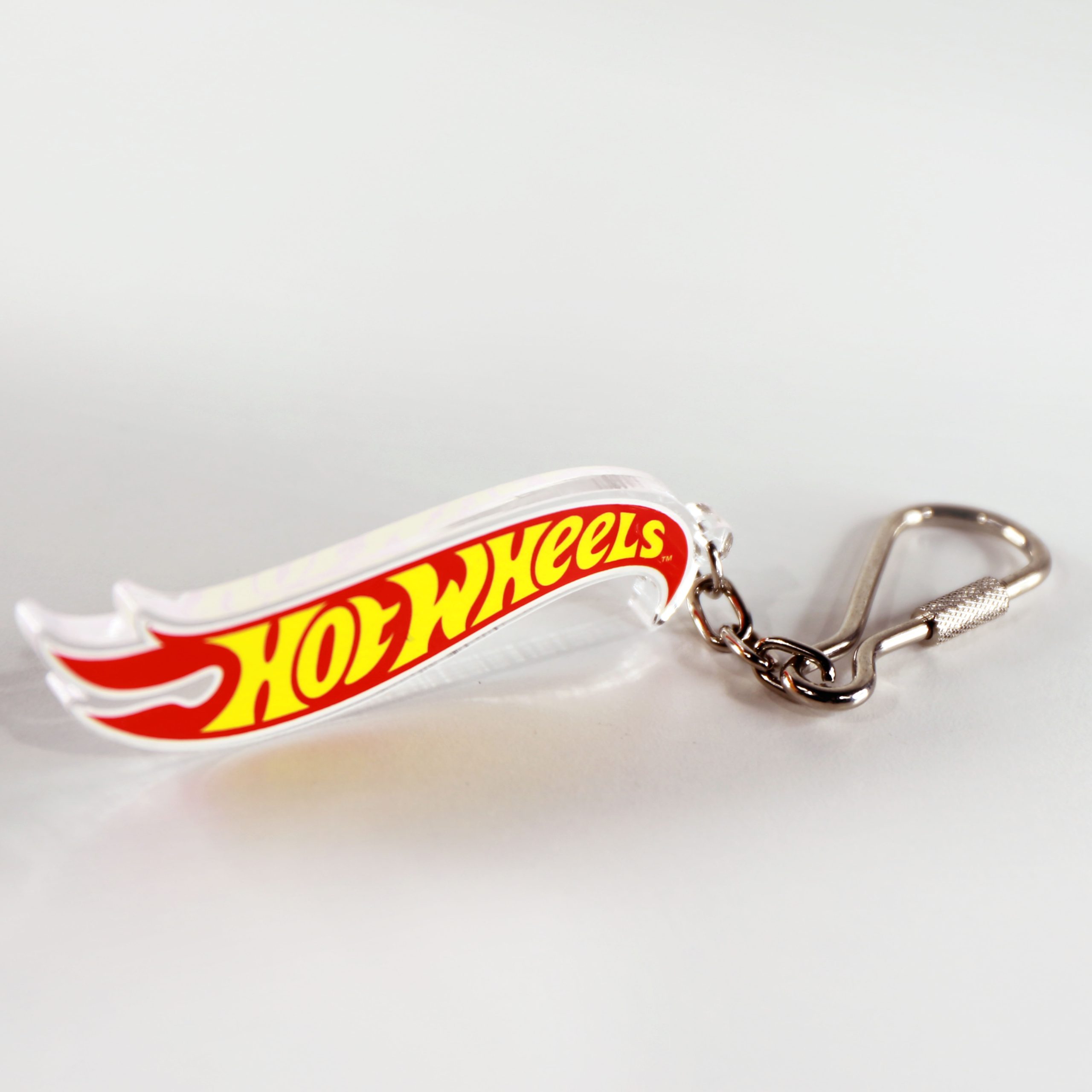 Hot Wheels Badge Logo Key Ring.