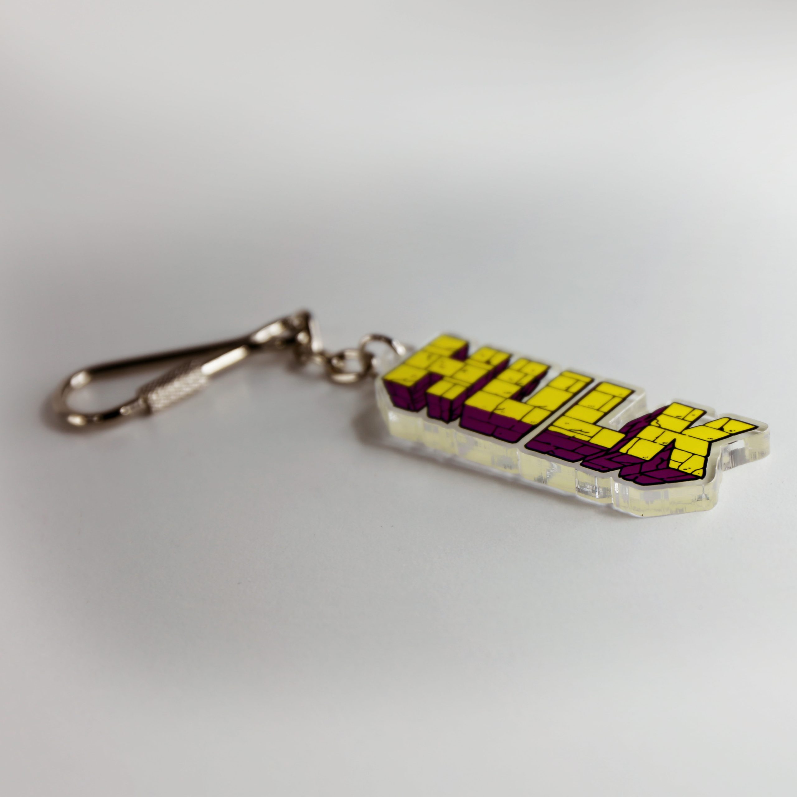 Hulk Superhero Themed Logo Key Ring.