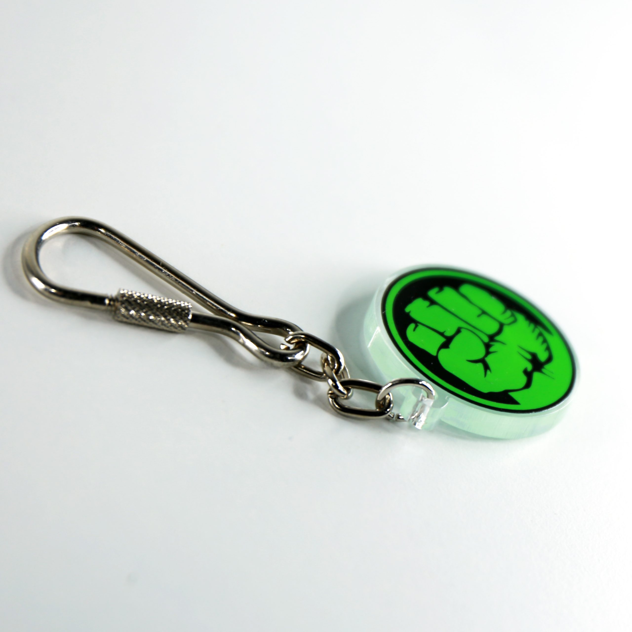 Hulk Superhero Themed Logo Symbol Key Ring.