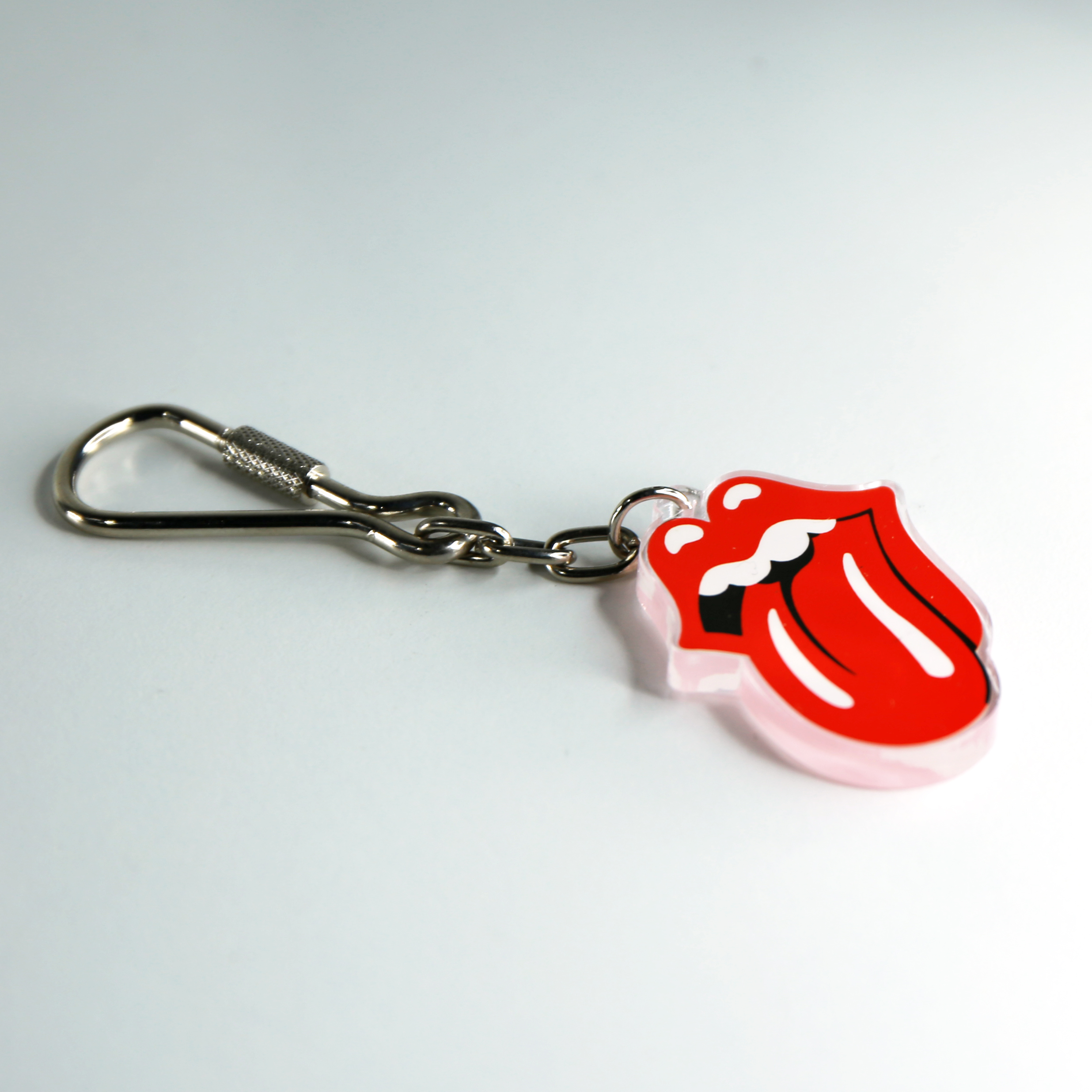 Rolling Stones Mouth Symbol Music Themed Key Ring.