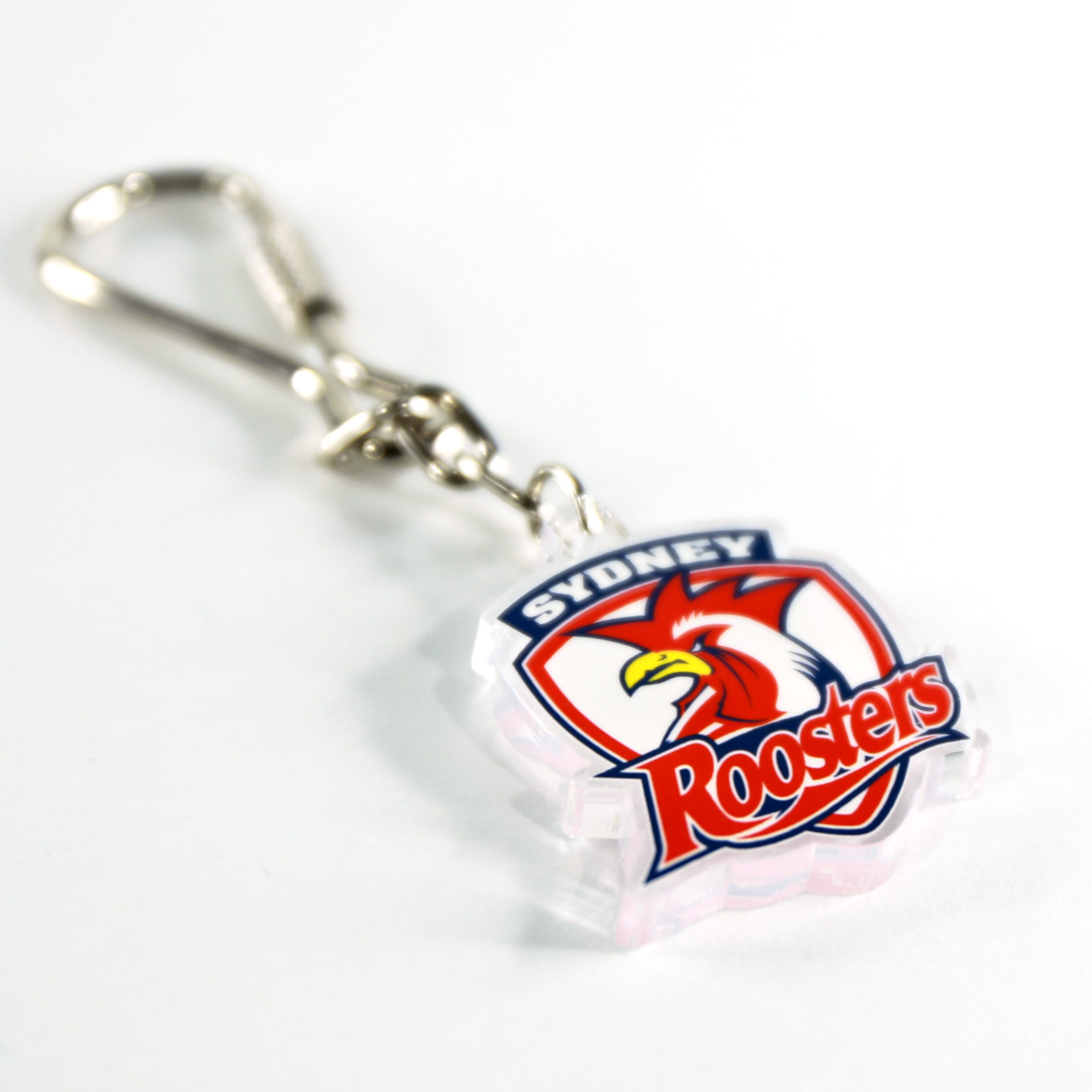 Sydney Roosters Rugby League NRL Team Logo Key Ring.